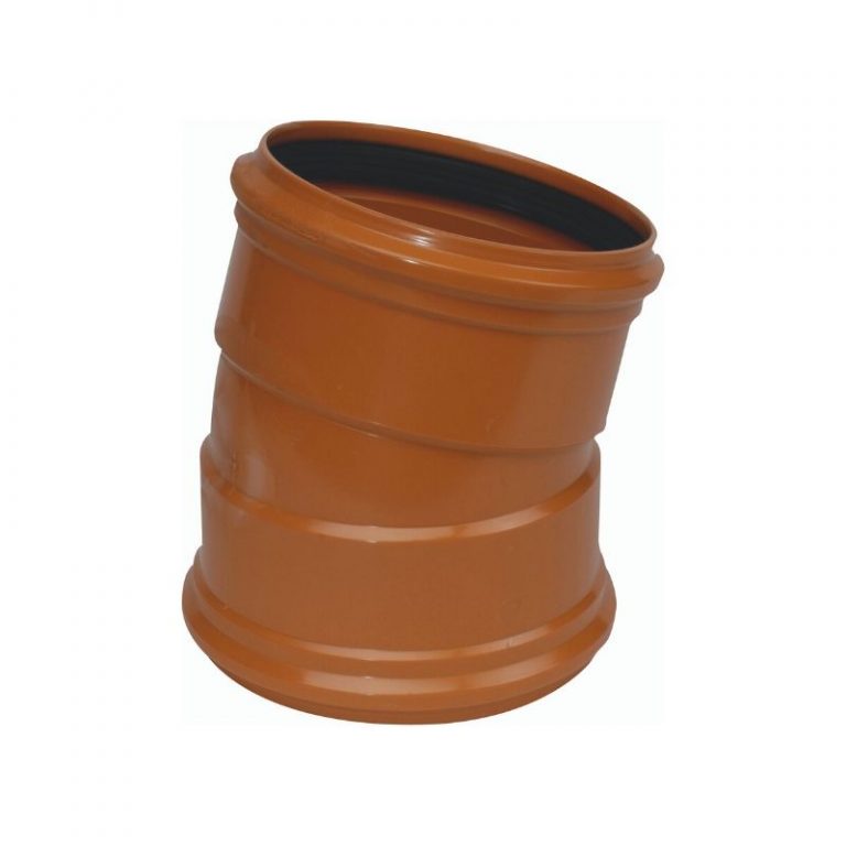 Double Socket 30° 110mm 4" Underground Drainage - BrentonGroup